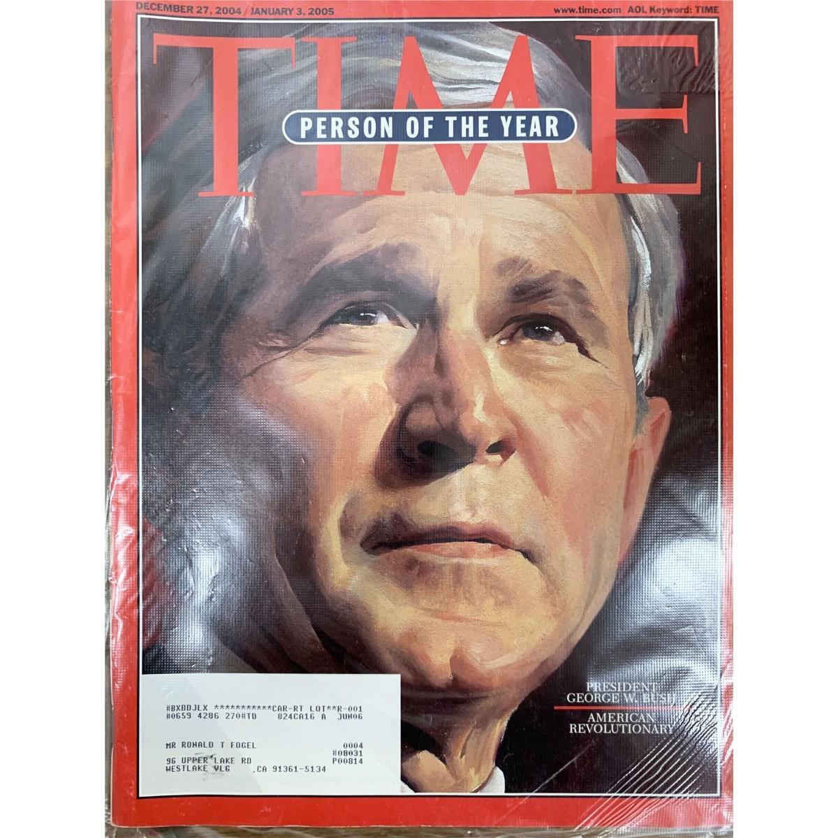 TIME Magazine 2004 George W. Bush Issue | EstateSales.org