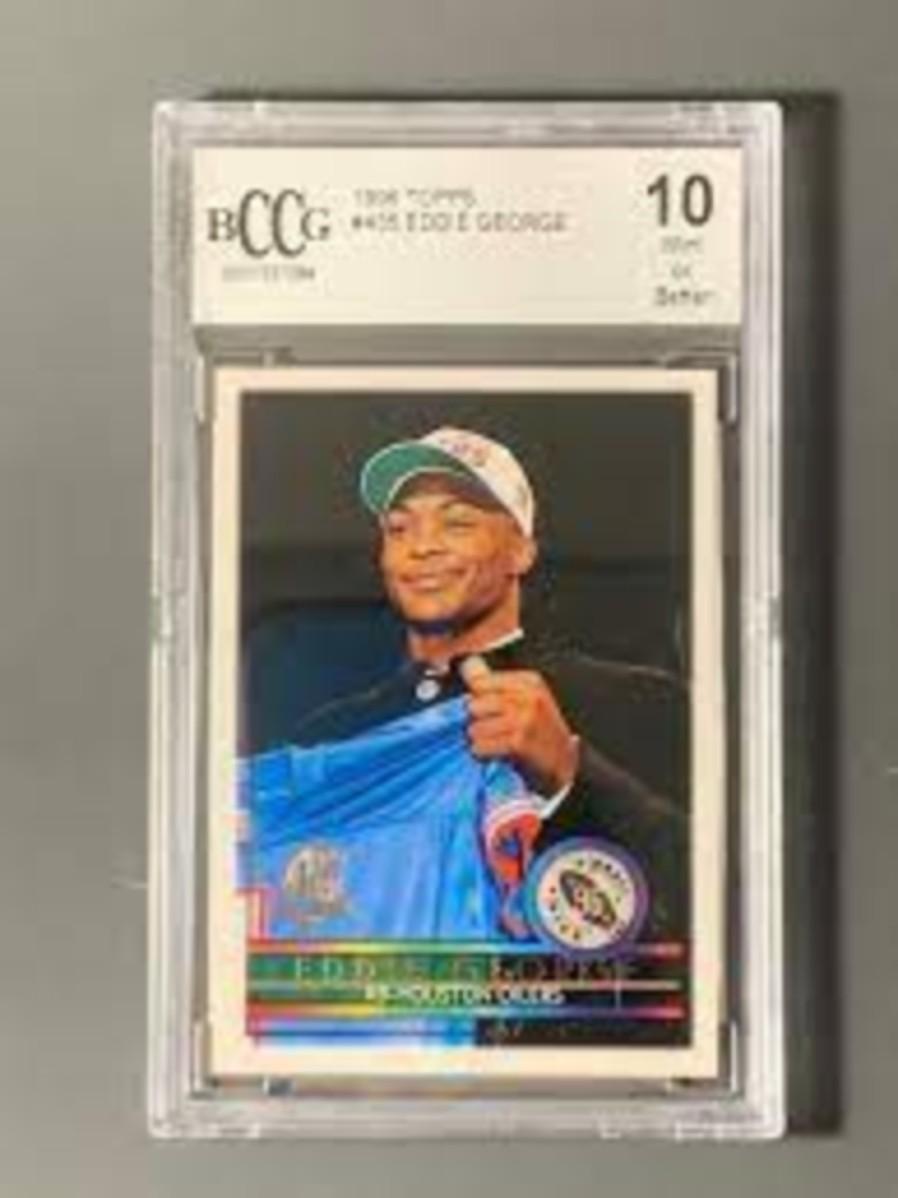 Graded Eddie George Card TItans | EstateSales.org