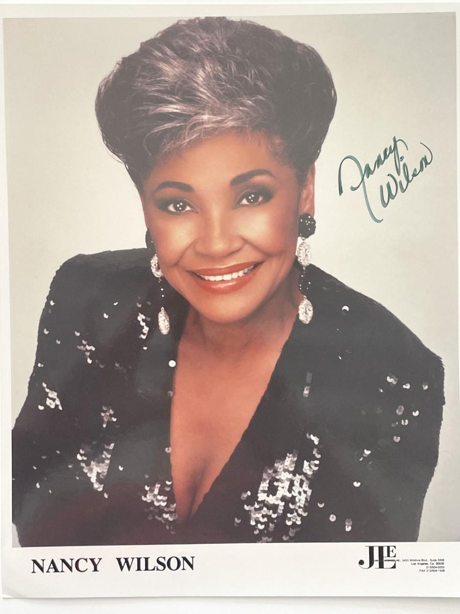 Jazz singer Nancy Wilson signed photo | EstateSales.org