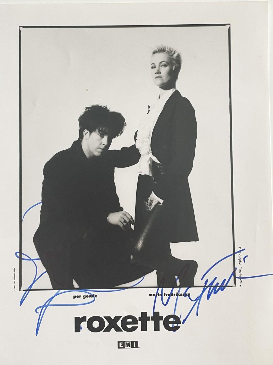 Roxette signed photo | EstateSales.org