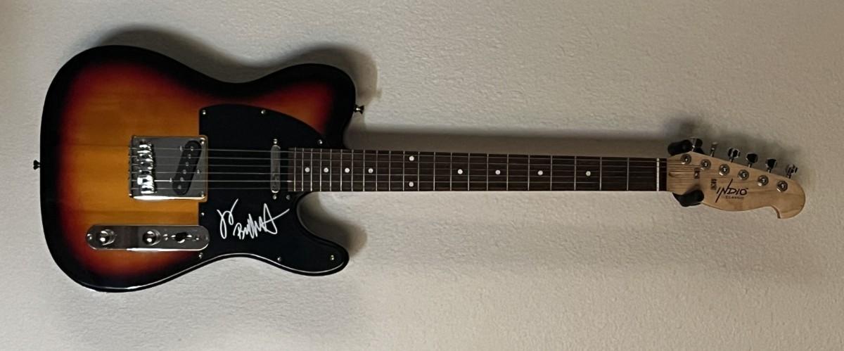 Jimmy Buffett signed telecaster style guitar | EstateSales.org