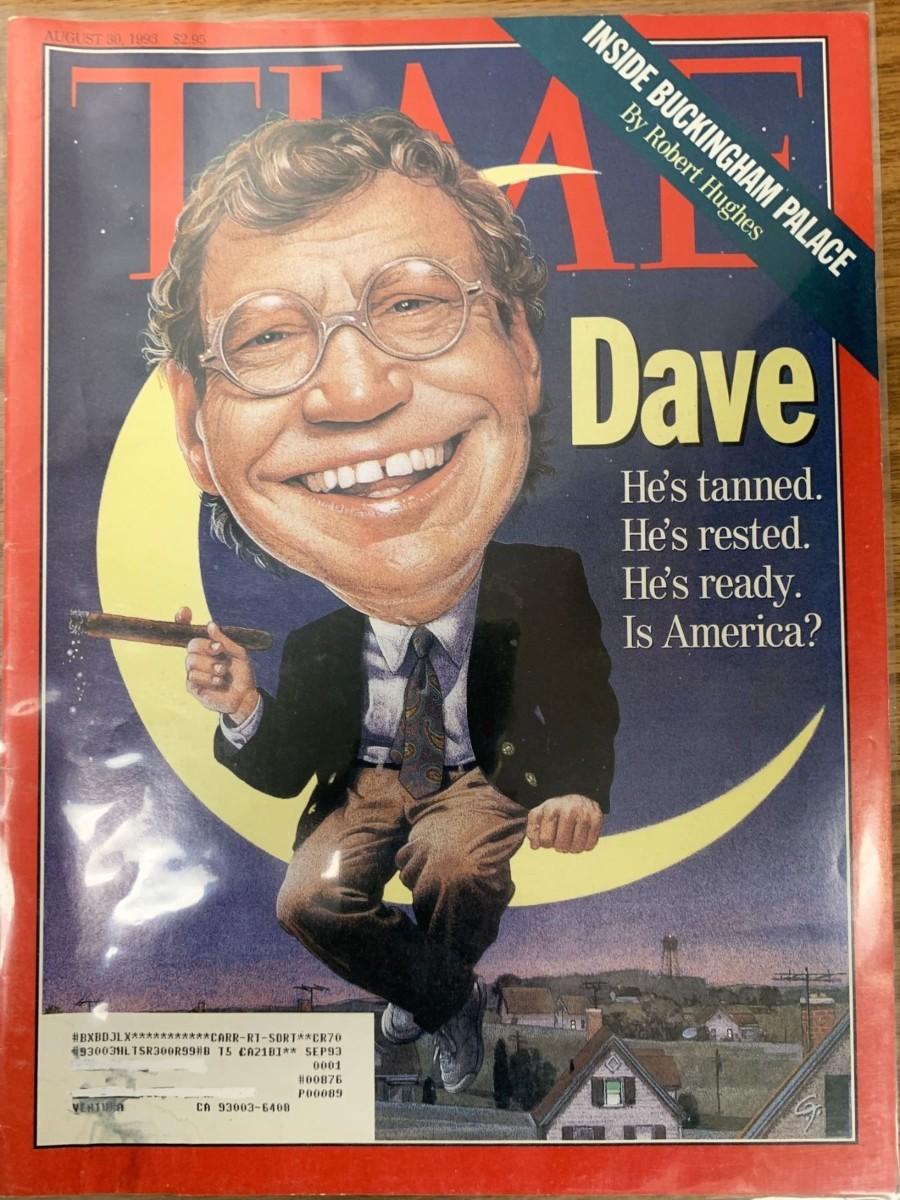 TIME Magazine 1993 David Letterman Issue | EstateSales.org