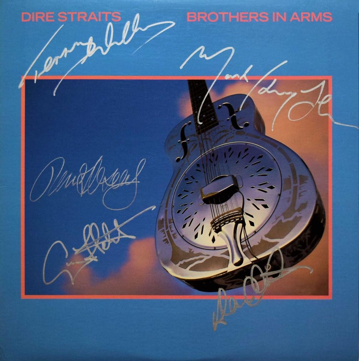 Dire Straits signed Brothers In Arms album | EstateSales.org