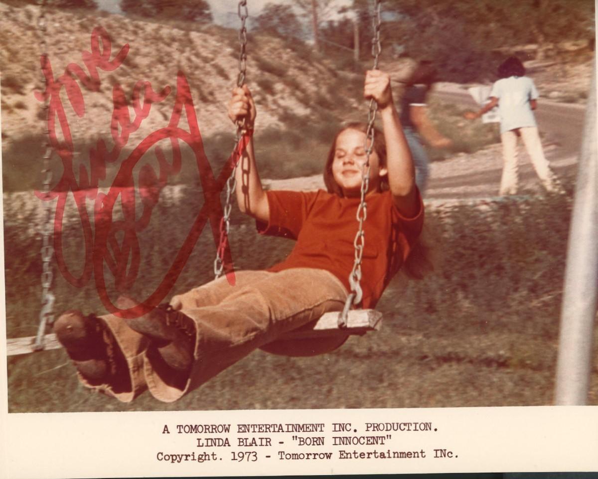 Linda Blair signed Born Innocent movie still | EstateSales.org