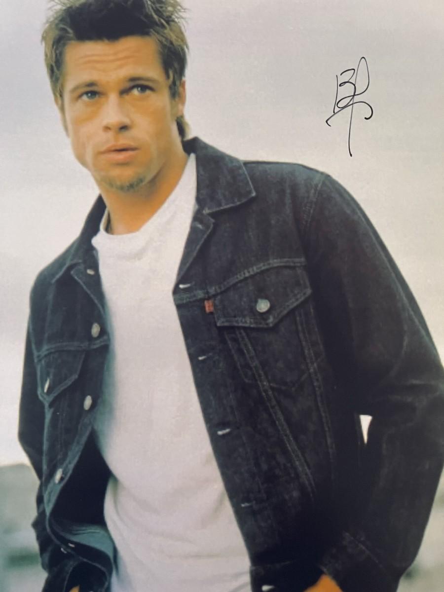 Brad Pitt signed photo | EstateSales.org