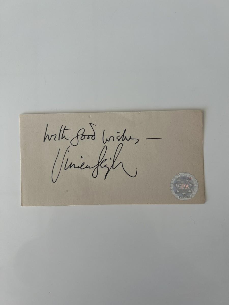 Vivien Leigh original signature GFA authenticated | EstateSales.org