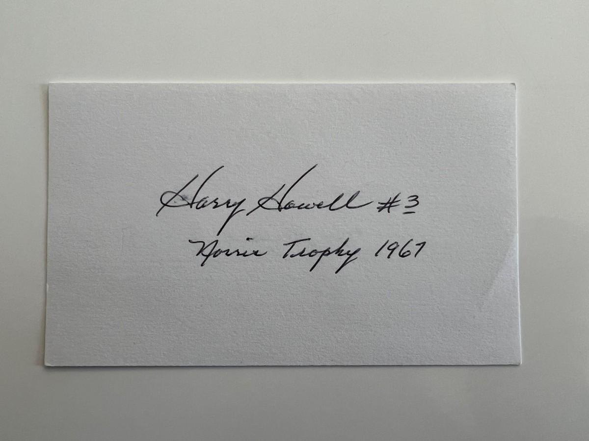Harry Howell original signature | EstateSales.org