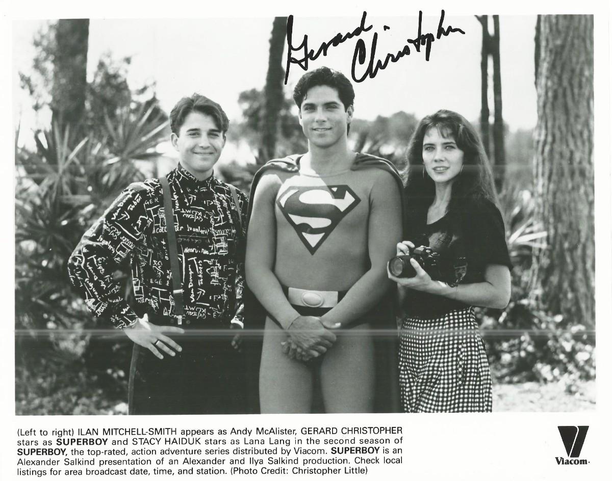 Superboy Gerard Christopher signed photo | EstateSales.org