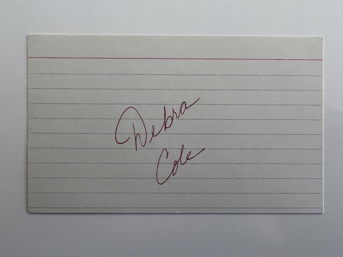 Debra Cole original signature | EstateSales.org