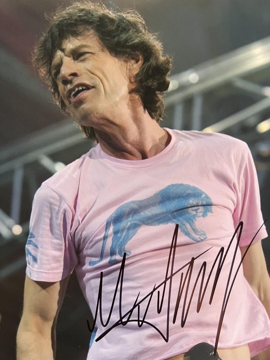 Rolling Stones Mick Jagger signed photo | EstateSales.org