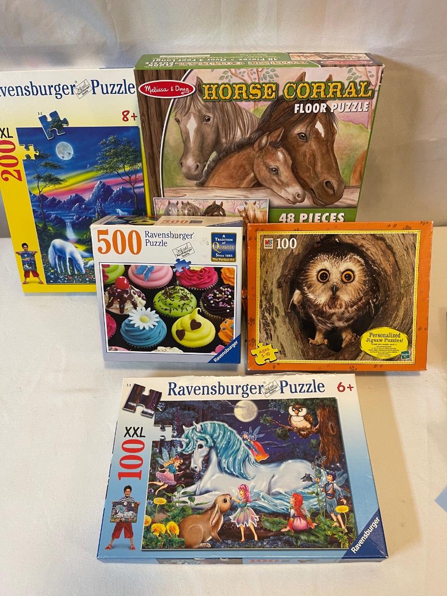 Variety of puzzles | EstateSales.org