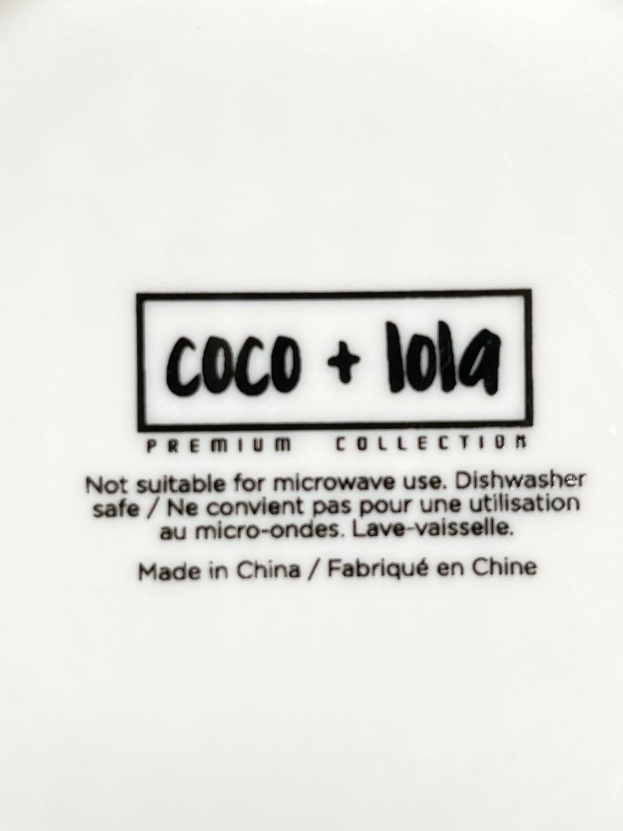 COCO + LOLA ~ Four Pink With Gold Hearts Stackable Coffee Mug ~ With ...