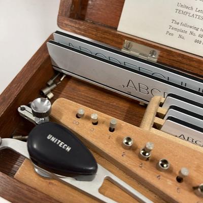 Vintage Unitech Lettering Set | EstateSales.org