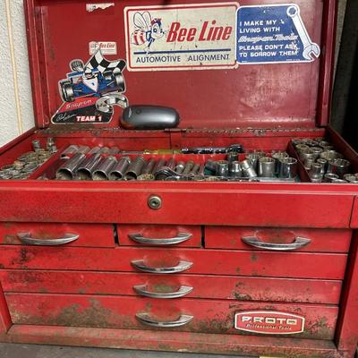 Proto tool chest with tools | EstateSales.org