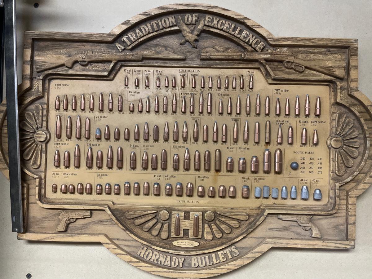 Hornaday Bullets board | EstateSales.org