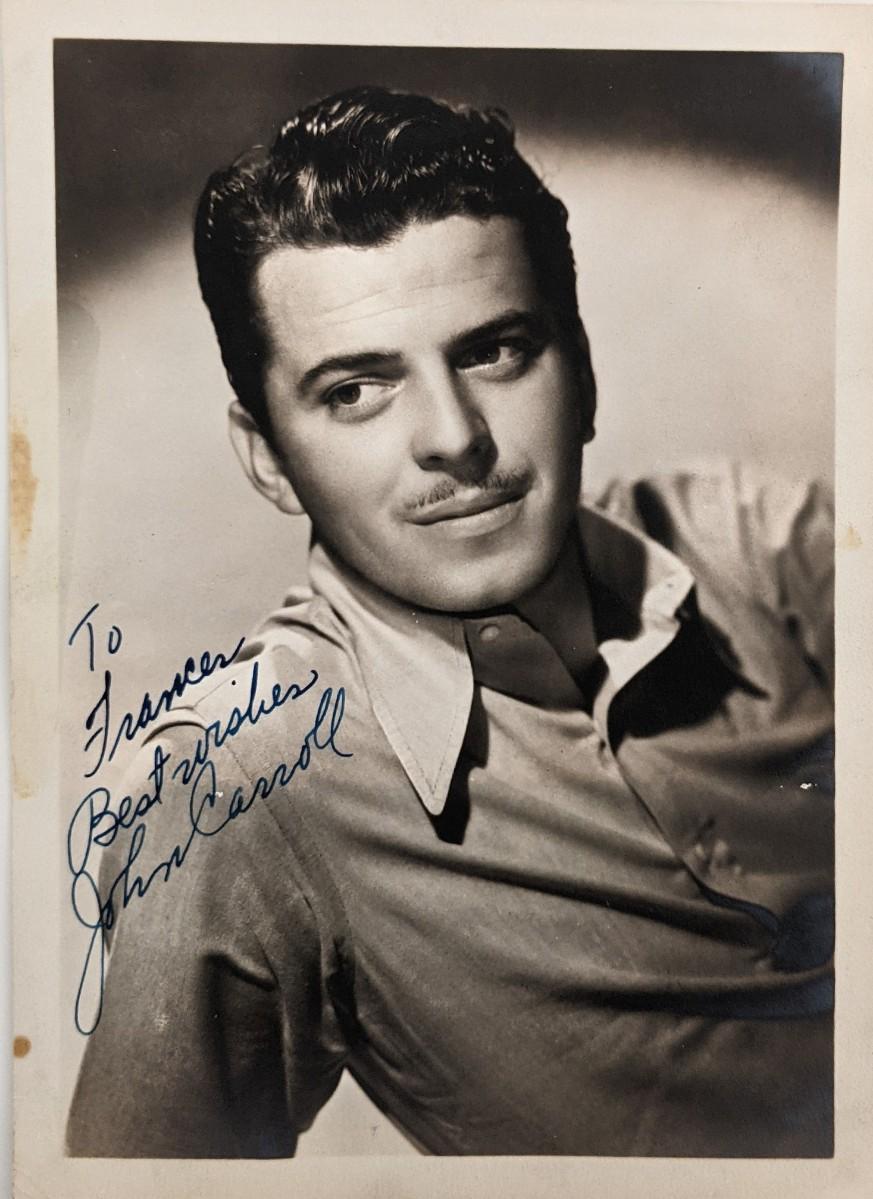 John Carroll Signed Photo | EstateSales.org