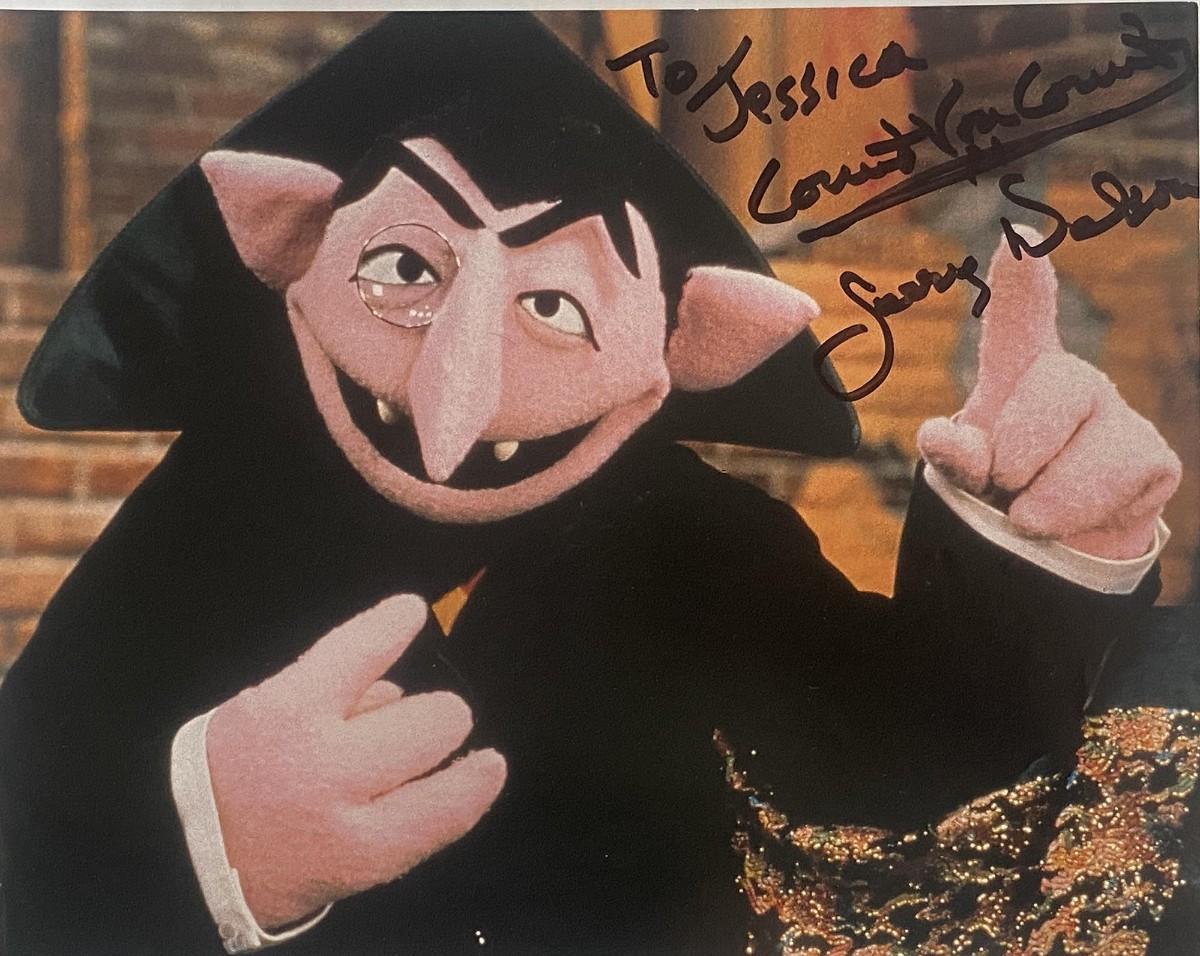 Sesame Street Jerry Nelson signed photo | EstateSales.org