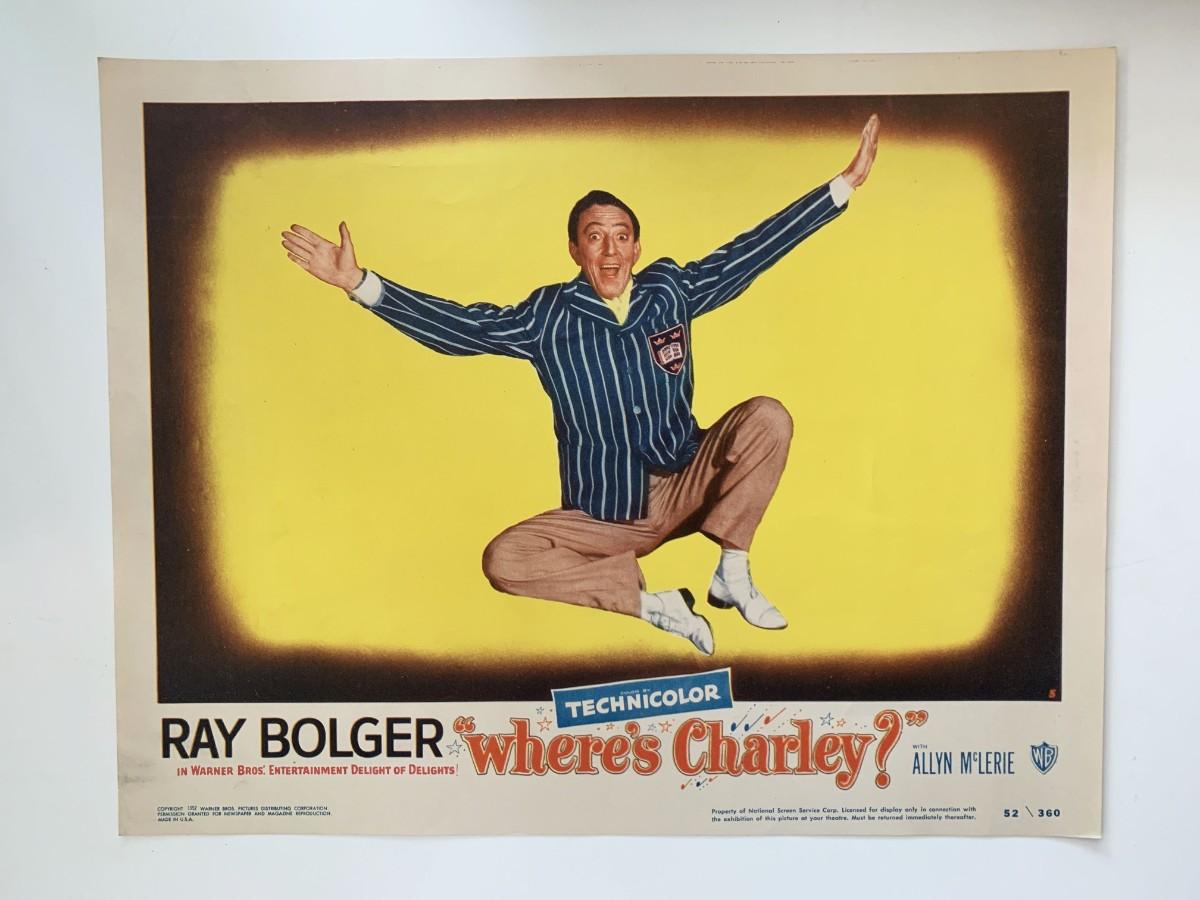 Where's Charley? original 1952 vintage lobby card | EstateSales.org