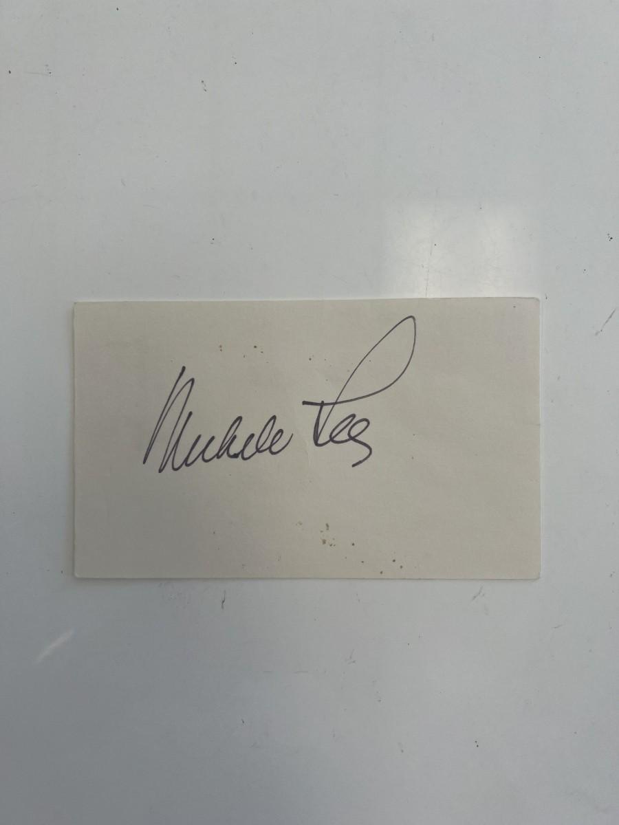 Knot's Landing star Michele Lee original signature | EstateSales.org