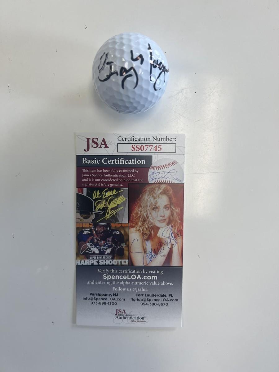 Caddyshack Cindy Morgan signed golf ball. JSA | EstateSales.org