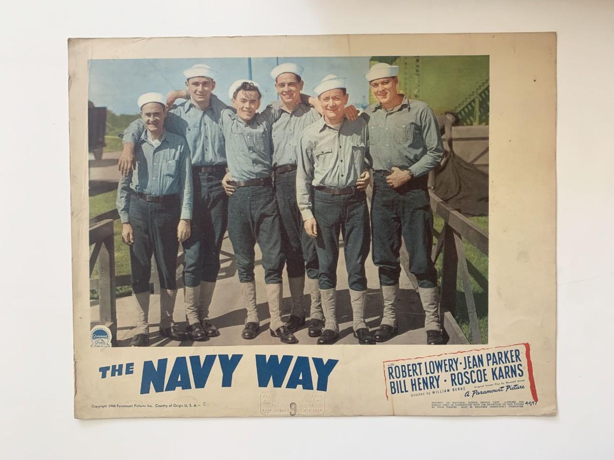 The Navy Way original 1954 vintage lobby card | EstateSales.org