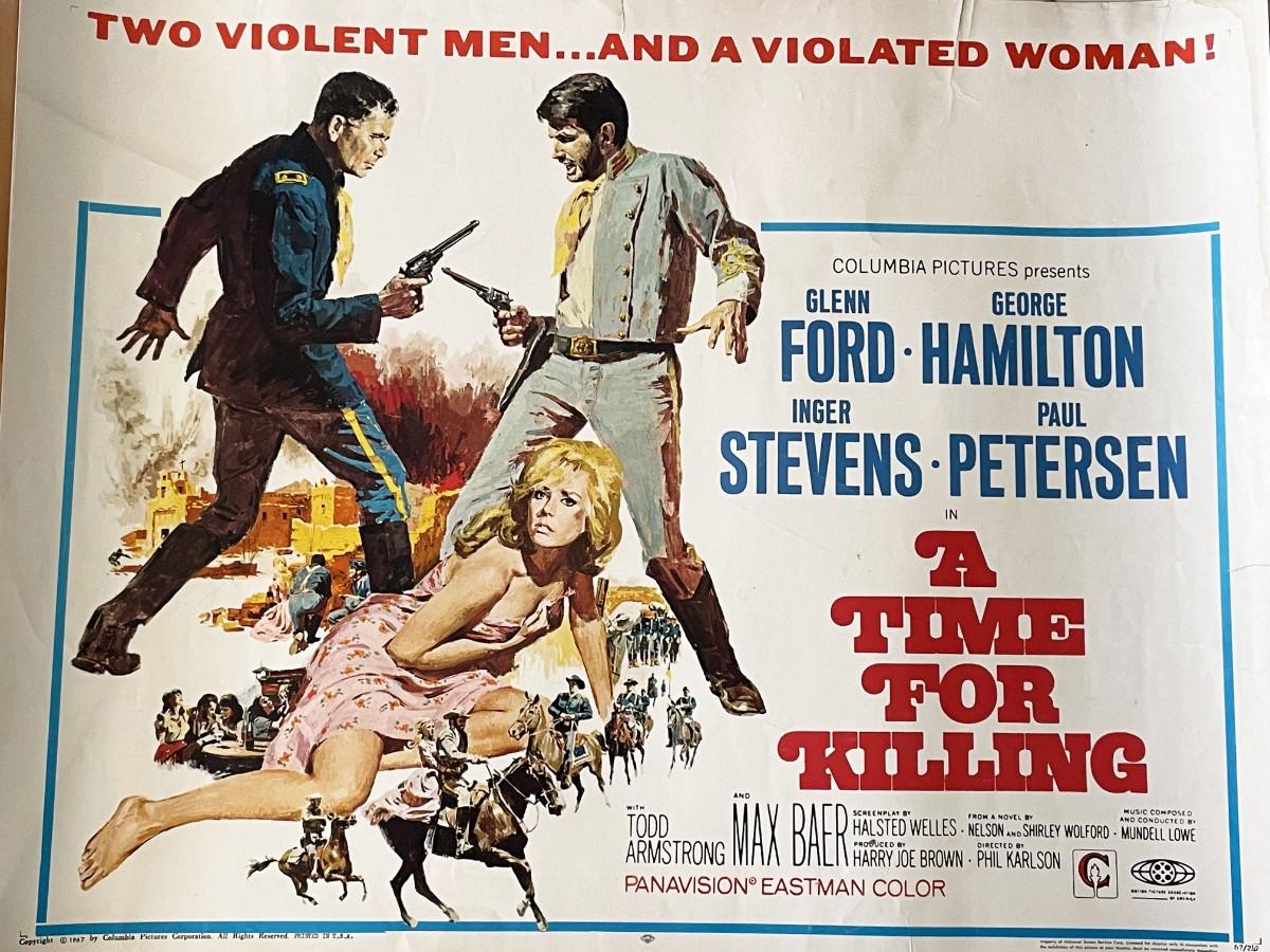 A Time for Killing 1967 vintage movie poster | EstateSales.org