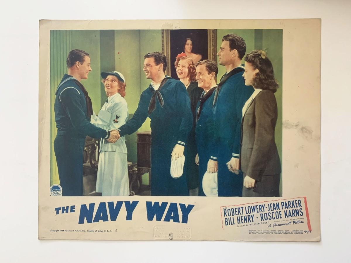 The Navy Way original 1954 vintage lobby card | EstateSales.org