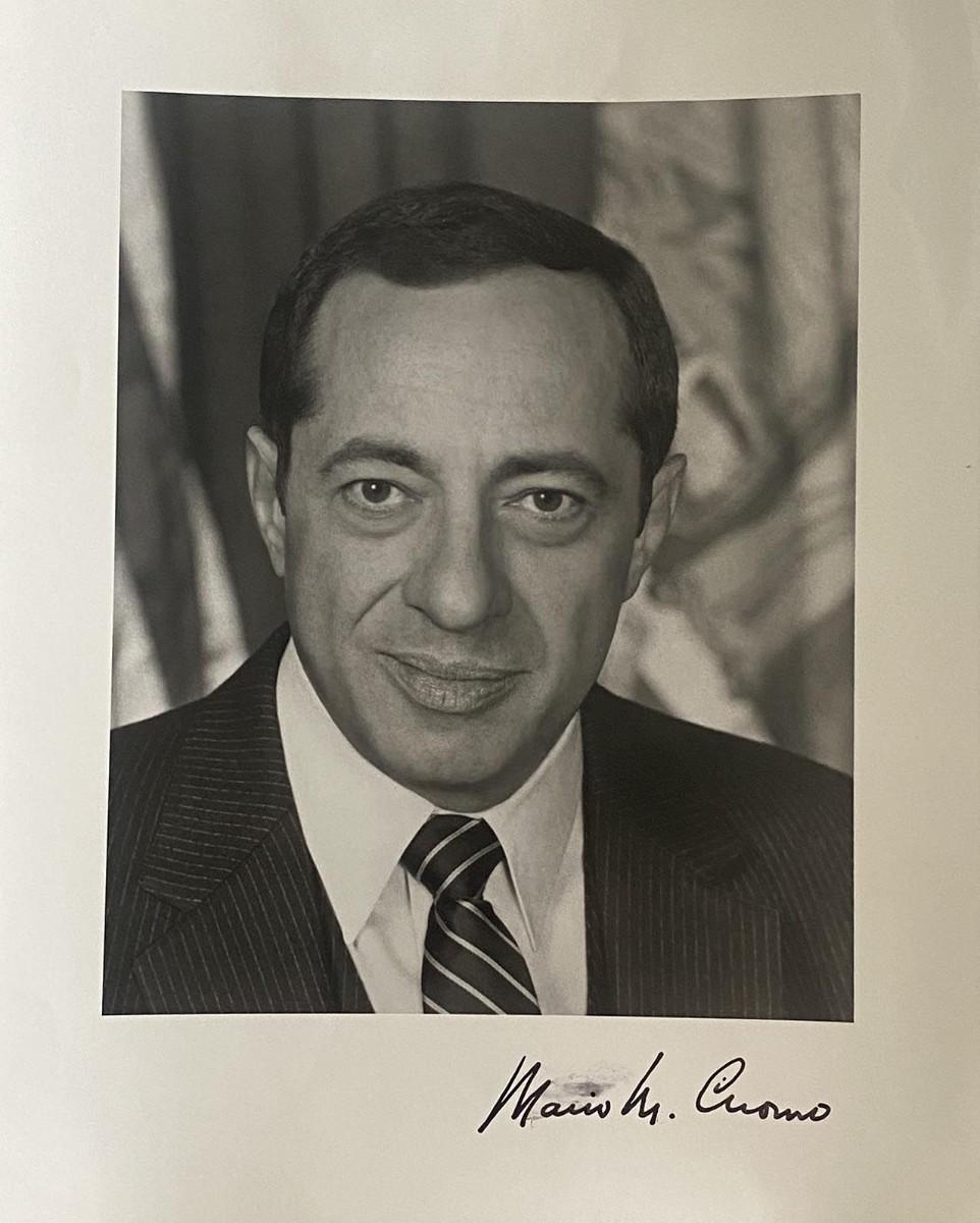 Governor of New York Mario Cuomo signed photo | EstateSales.org
