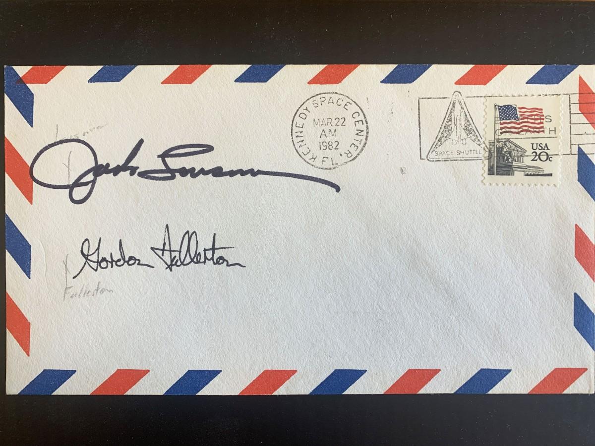 Jack R. Lousma and C Gordon Fullerton signed first | EstateSales.org