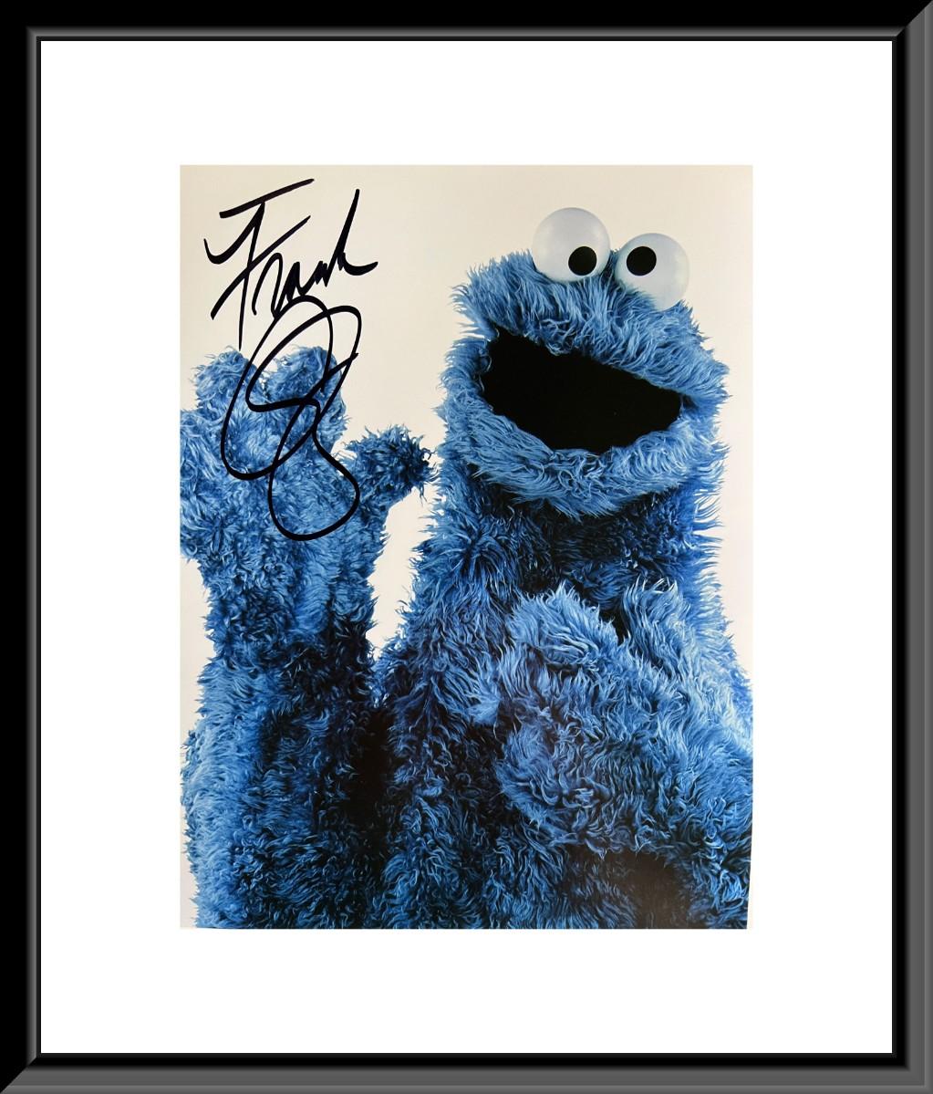Sesame Street Cookie Monster Frank Oz signed photo | EstateSales.org