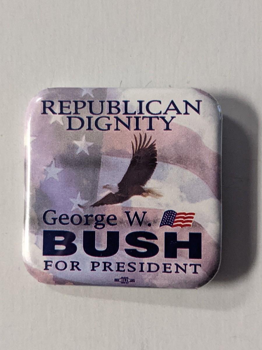 George W. Bush Republican Dignity Vintage Campaign | EstateSales.org