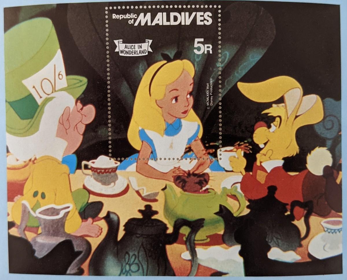 Disney's Alice In Wonderland Souvenir Stamp Sheet | EstateSales.org