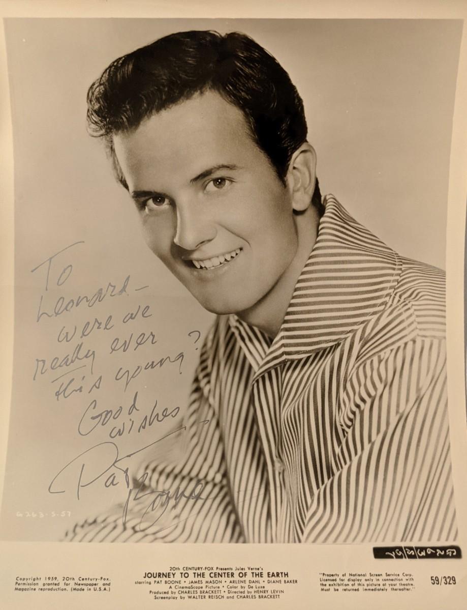Pat Boone signed Journey to the Center of the Eart | EstateSales.org