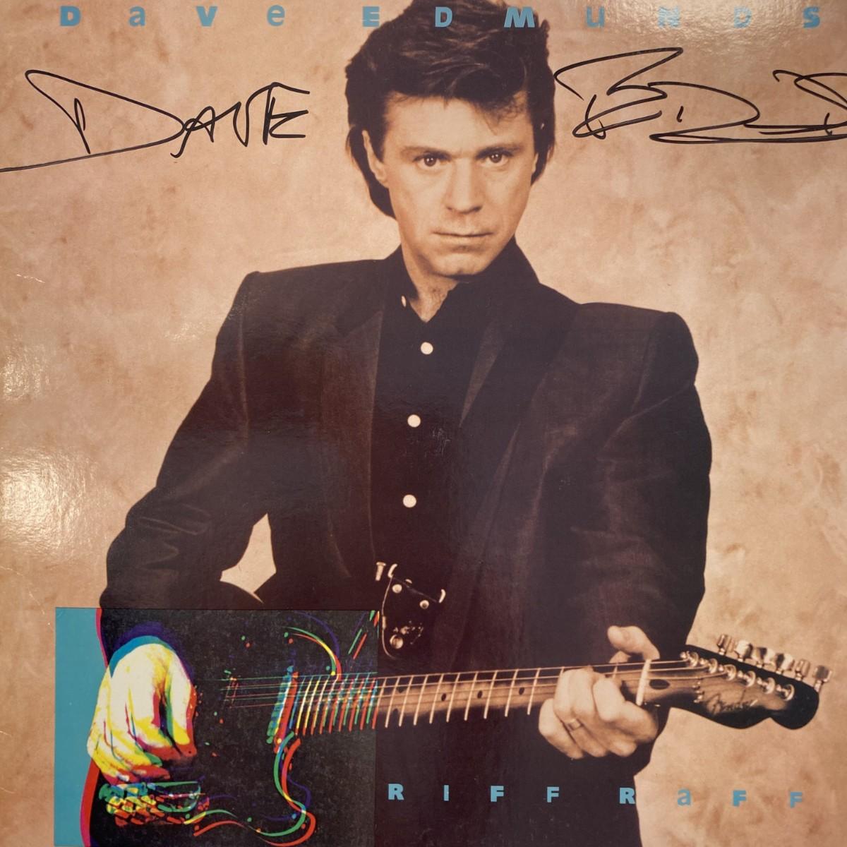 Dave Edmunds signed album cover. GFA Authenticated | EstateSales.org