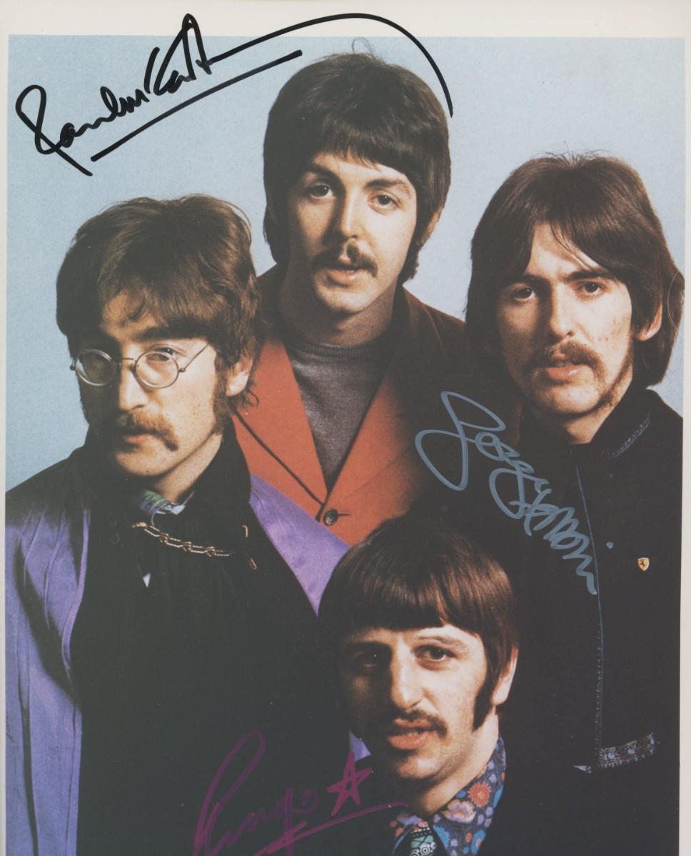 The Beatles signed vintage photo | EstateSales.org
