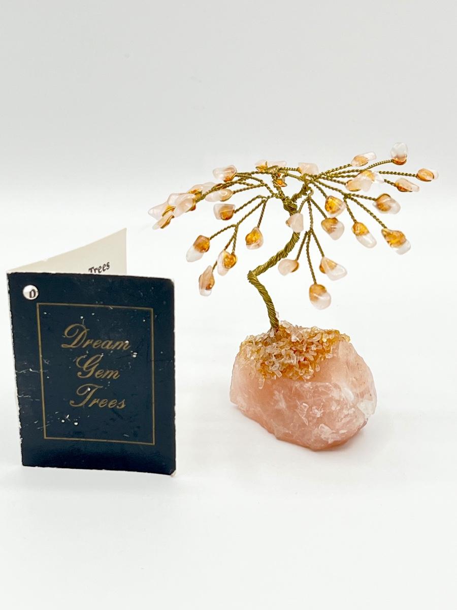 Natural Pink Rose Quartz Gemstone Tree | EstateSales.org