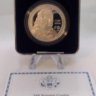 2006 U.S. Benjiman Franklin 'Founding Father' Commemorative Proof ...