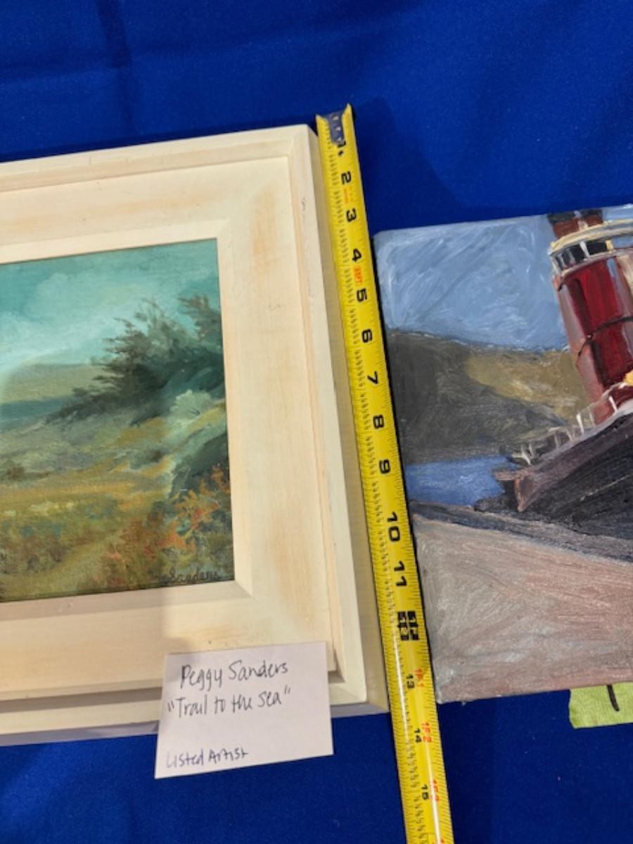 Two original oil paintings by listed artist - Dana Hooper and Peggy ...