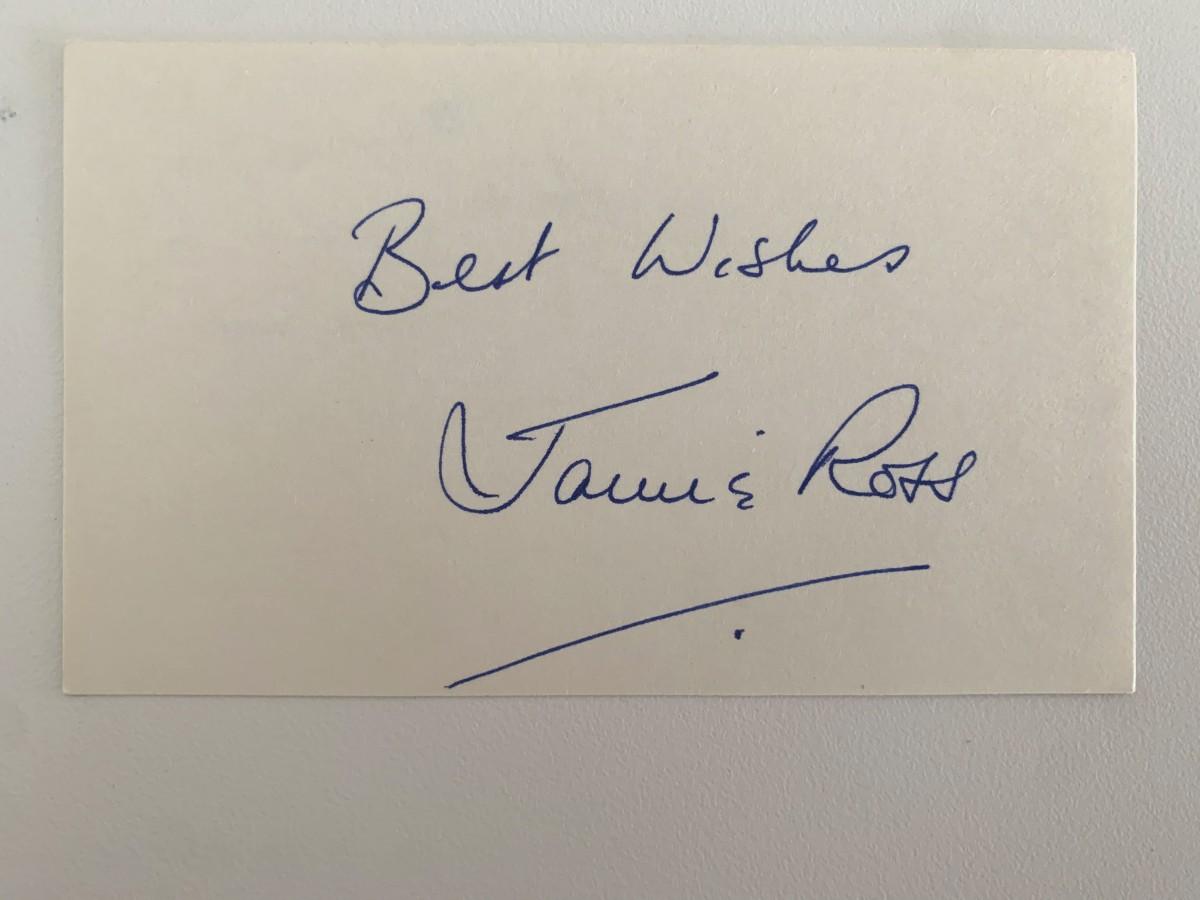 Jamie Ross original signature | EstateSales.org