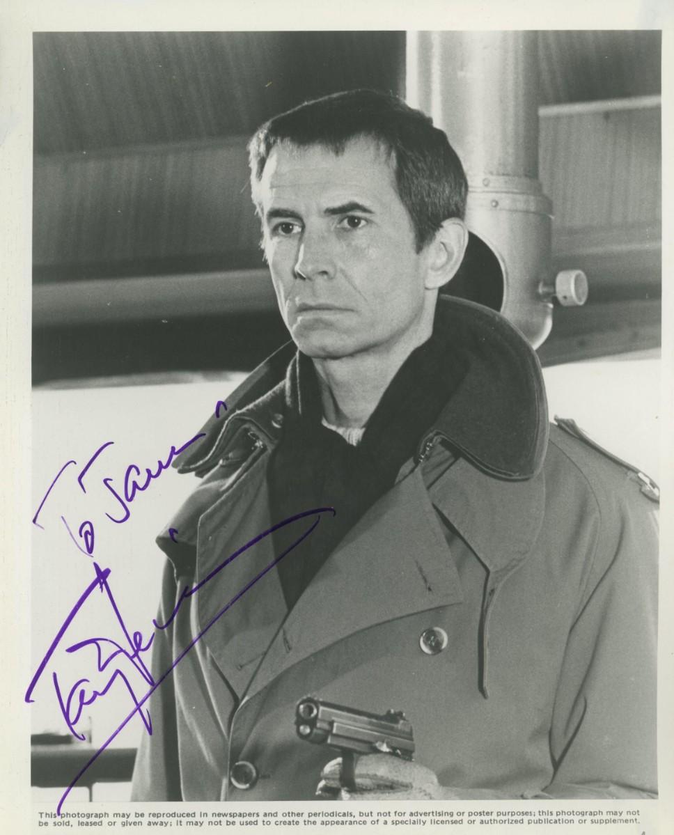 Psycho Anthony Perkins signed movie photo | EstateSales.org