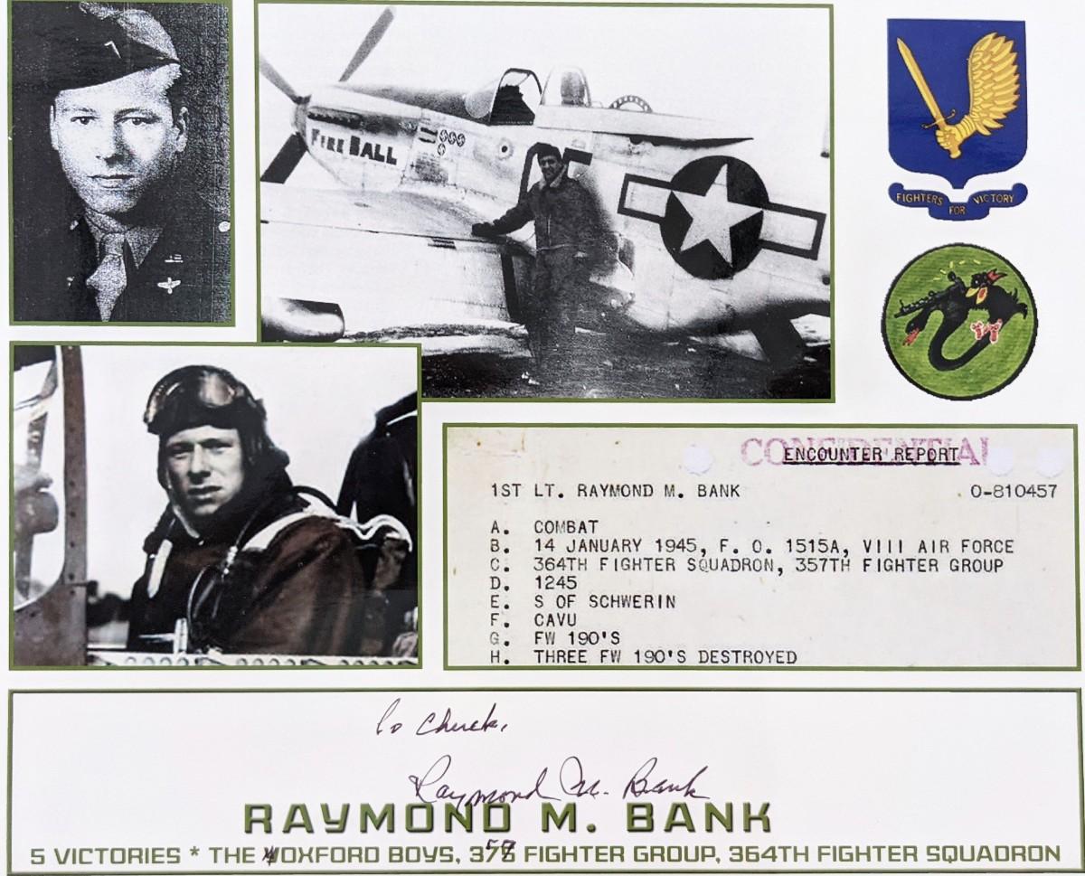 ASAF Flying Ace Raymond M Banks signed photo | EstateSales.org