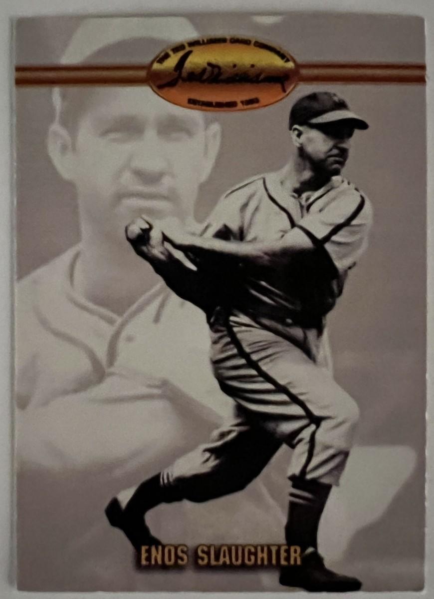 St. Louis Cardinals Enos Slaughter baseball trading card | EstateSales.org