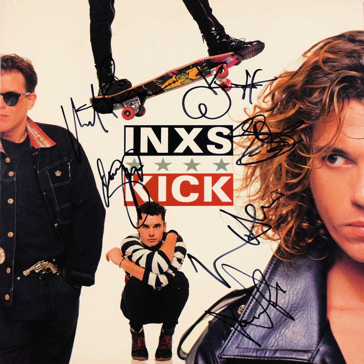 INXS signed Kick album | EstateSales.org