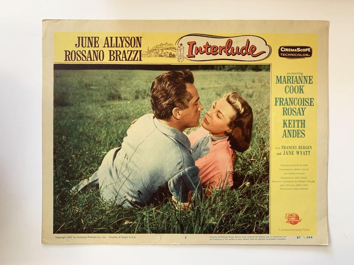 Interlude original 1957 vintage lobby card | EstateSales.org