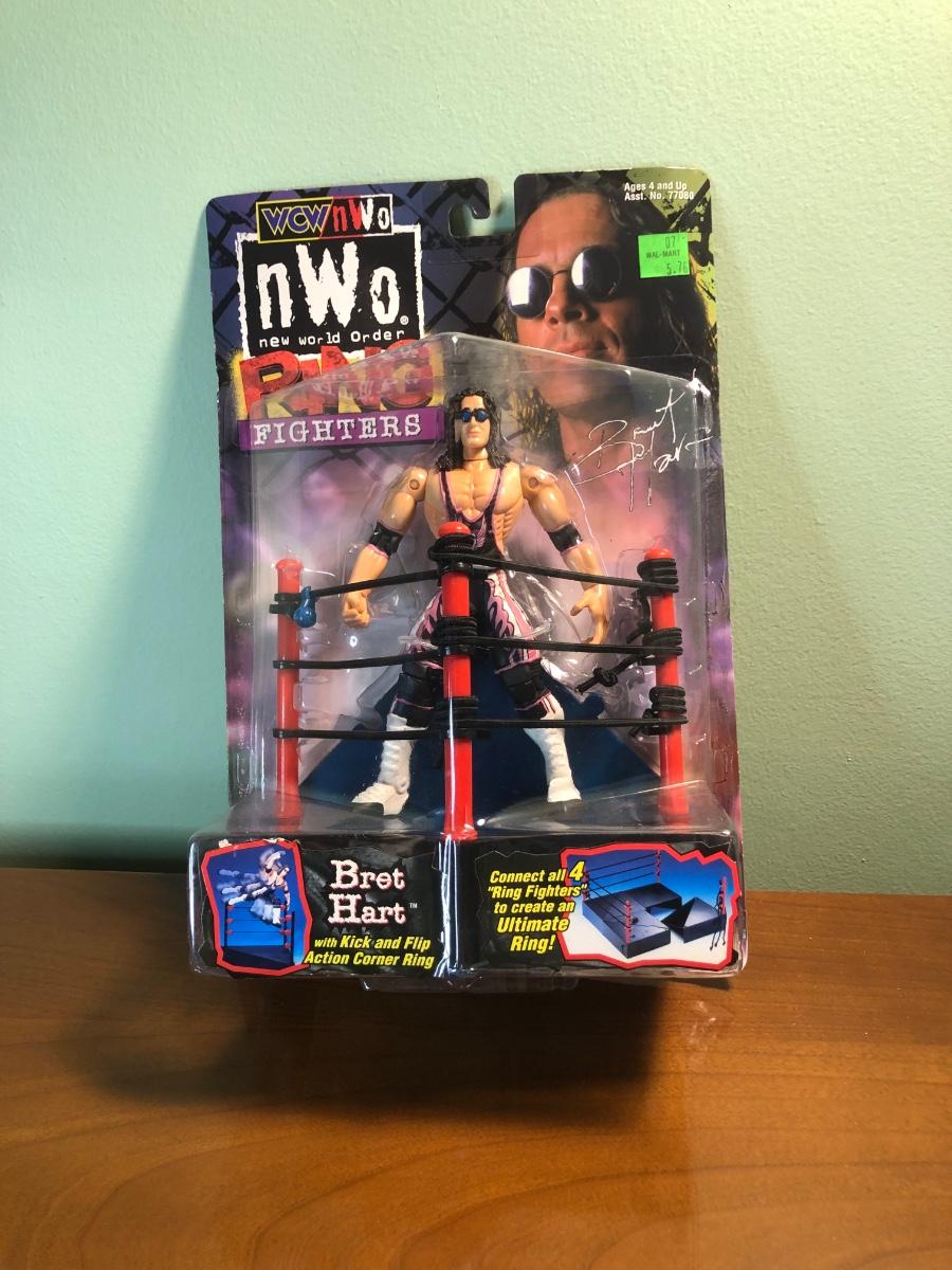 LOT 108MBC: NIP 1999 Toy Biz WCW New World Order Ring Fighters - Scott Steiner, Chris Benoit ...