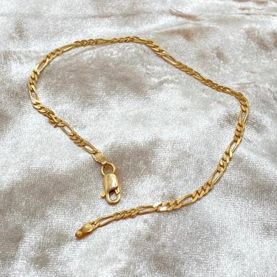 LOT 358J: Israel MOM Gold (780) Bracelet - 18K., Tw 2.9g, 8 ...