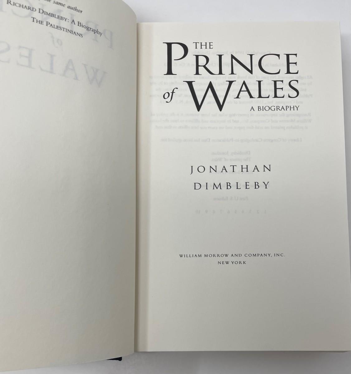 The Prince of Wales A Biography, Jonathan Dimbleby | EstateSales.org
