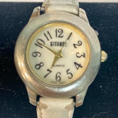 Gitano Gold Tone Stainless Steel Quartz Watch | EstateSales.org