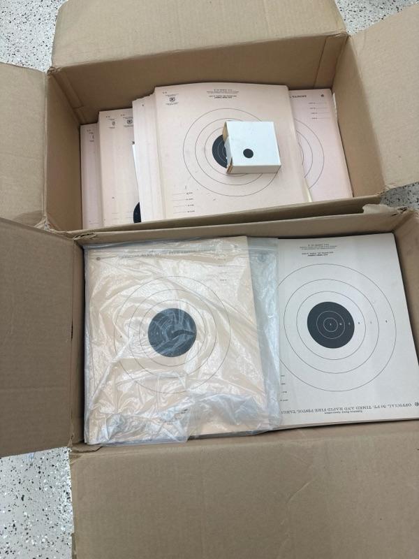 Lot 1345 pistol targets | EstateSales.org