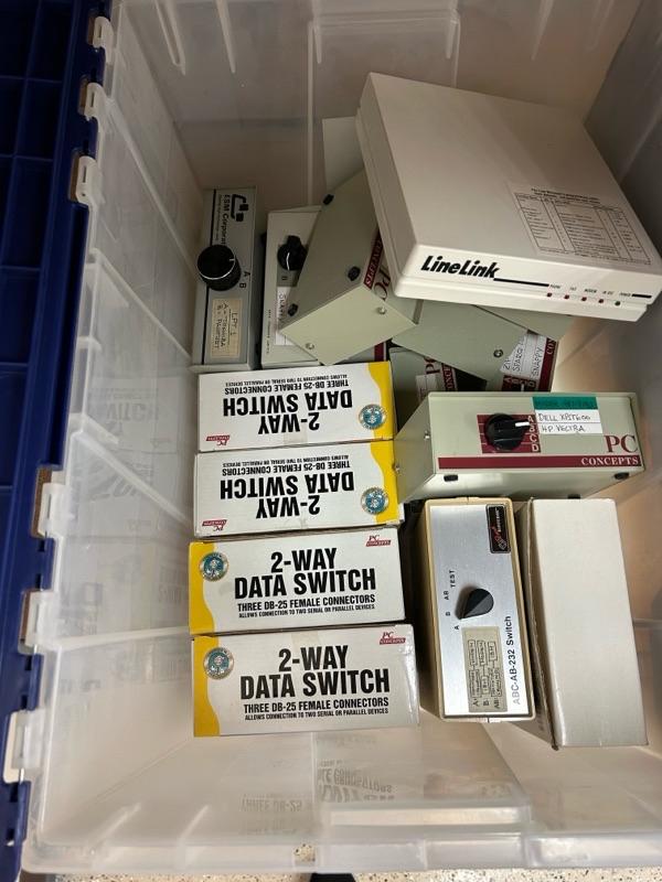 Lot 1421 2-way data switches | EstateSales.org